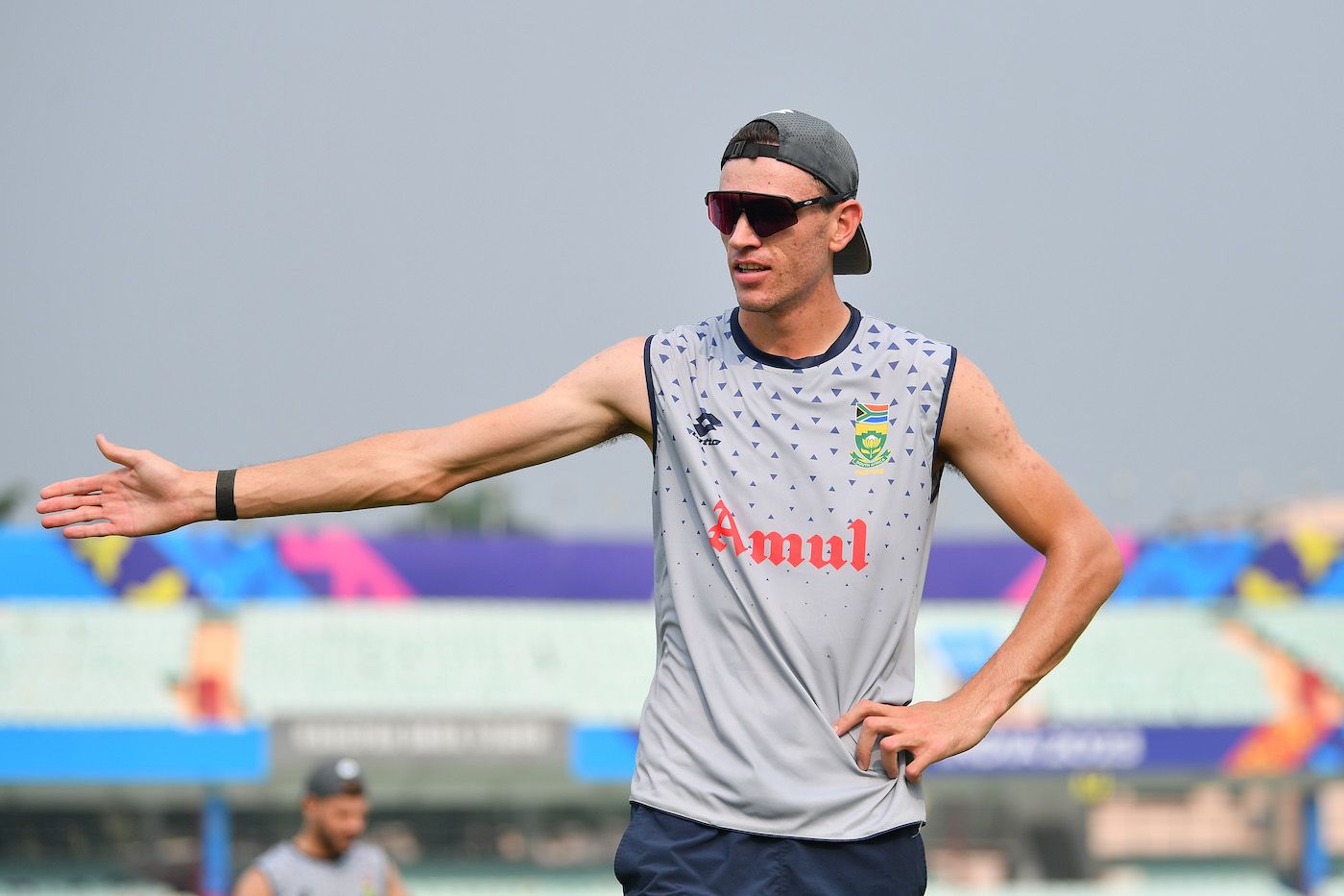 Marco Jansen at a training session | ESPNcricinfo.com