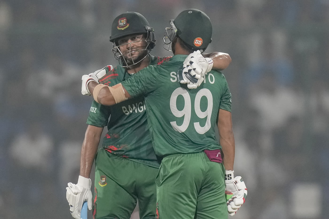 Shakib Al Hasan and Najmul Hossain Shanto put on Bangladesh's first ...