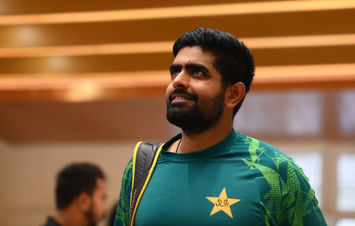 Babar Azam is all smiles as he enters the Eden Gardens for the all ...