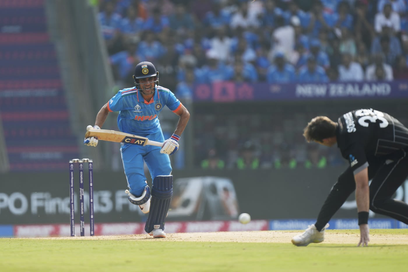 Shubman Gill enjoyed most of the batting powerplay from the non-striker ...