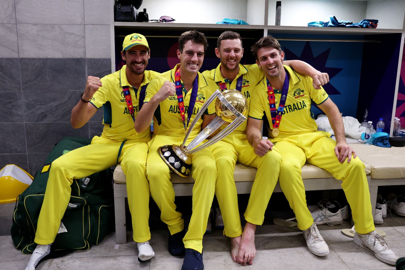 Australia's pace attack at the World Cup final: Mitchell Starc, Pat ... Australia's pace attack at the World Cup final: Mitchell Starc, Pat ...