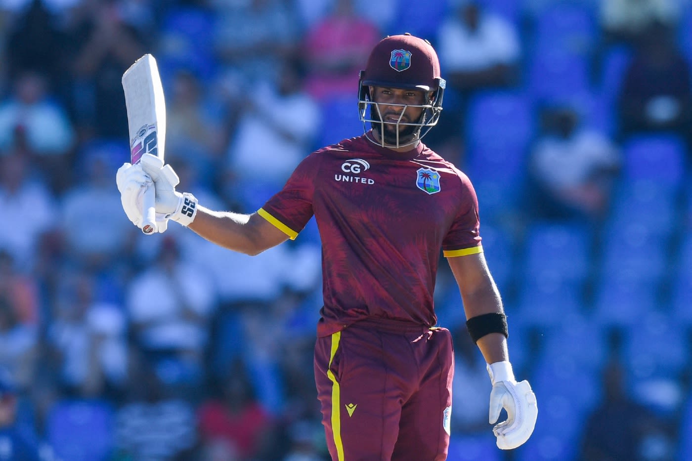 Shai Hope reached his half-century from 44 deliveries | ESPNcricinfo.com