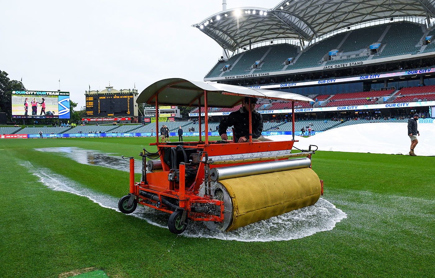It was a wet scene in Adelaide | ESPNcricinfo.com