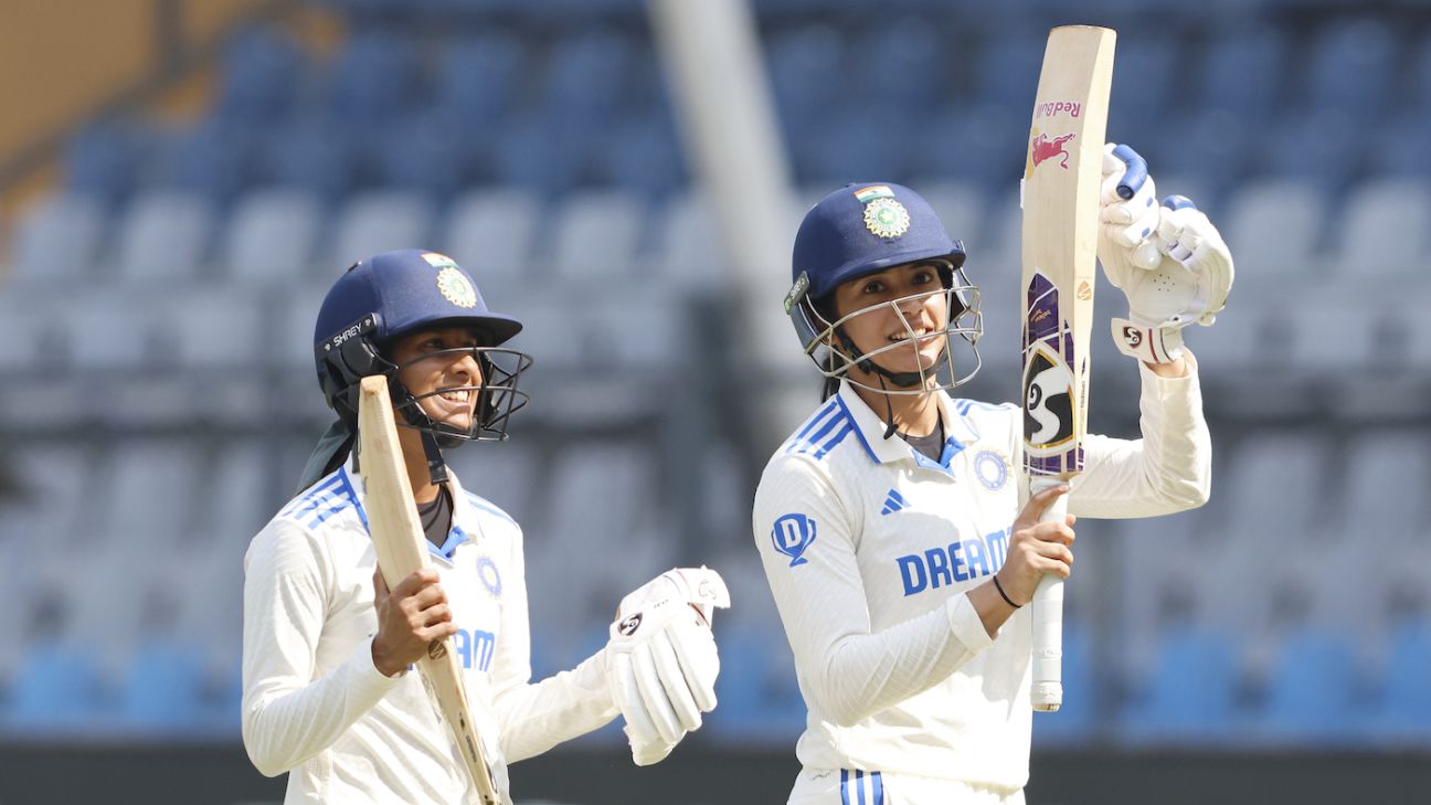 Stats - India Women's first-ever Test win against Australia Women ...
