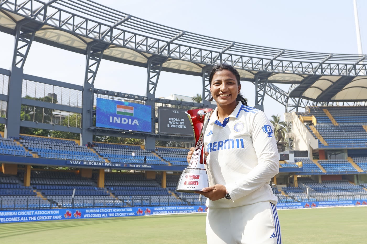 Sneh Rana was adjudged player of the match for her all-round show ...