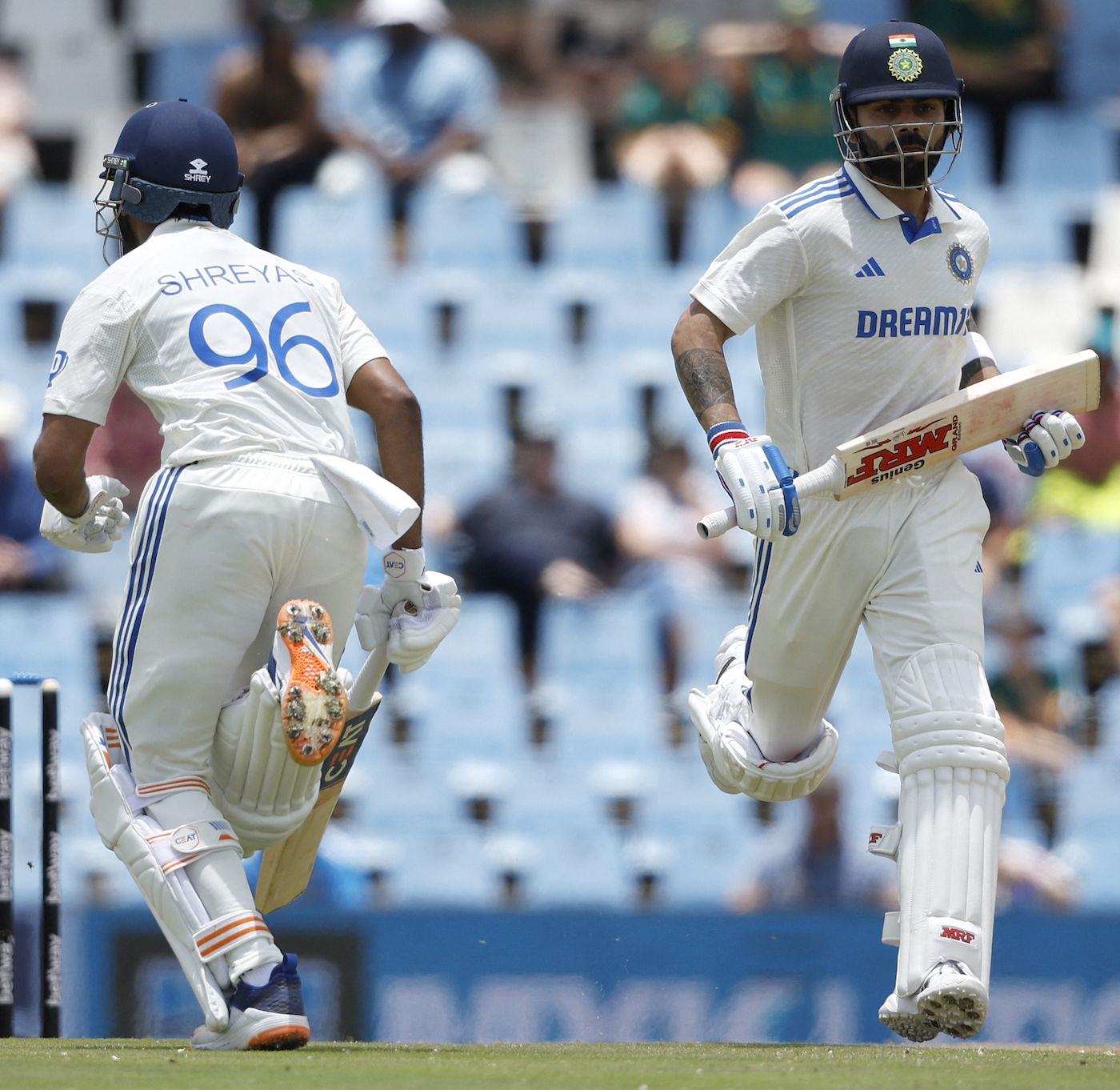 Virat Kohli and Shreyas Iyer kept the bowlers at bay after the early ...