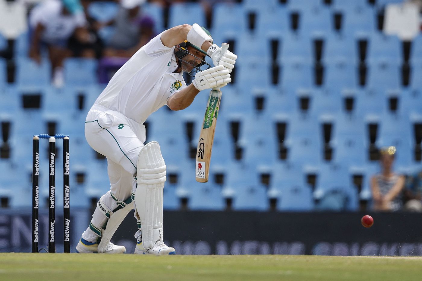 Dean Elgar did what Dean Elgar has done so well for so many years ...