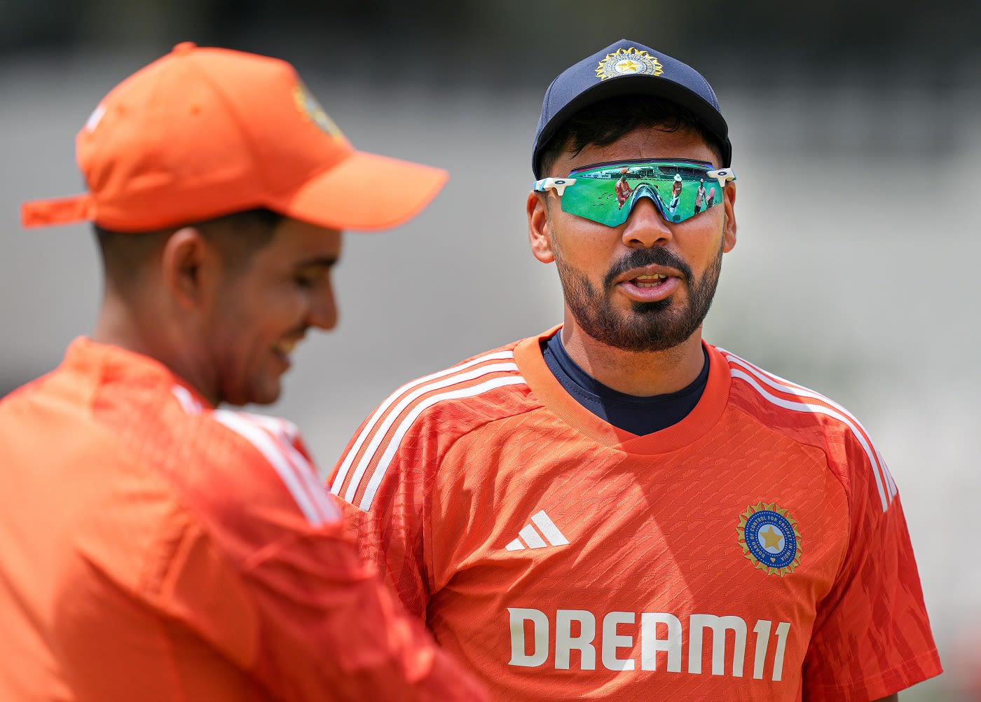 Avesh Khan and Shubman Gill at a training session | ESPNcricinfo.com Avesh Khan and Shubman Gill at a training session | ESPNcricinfo.com