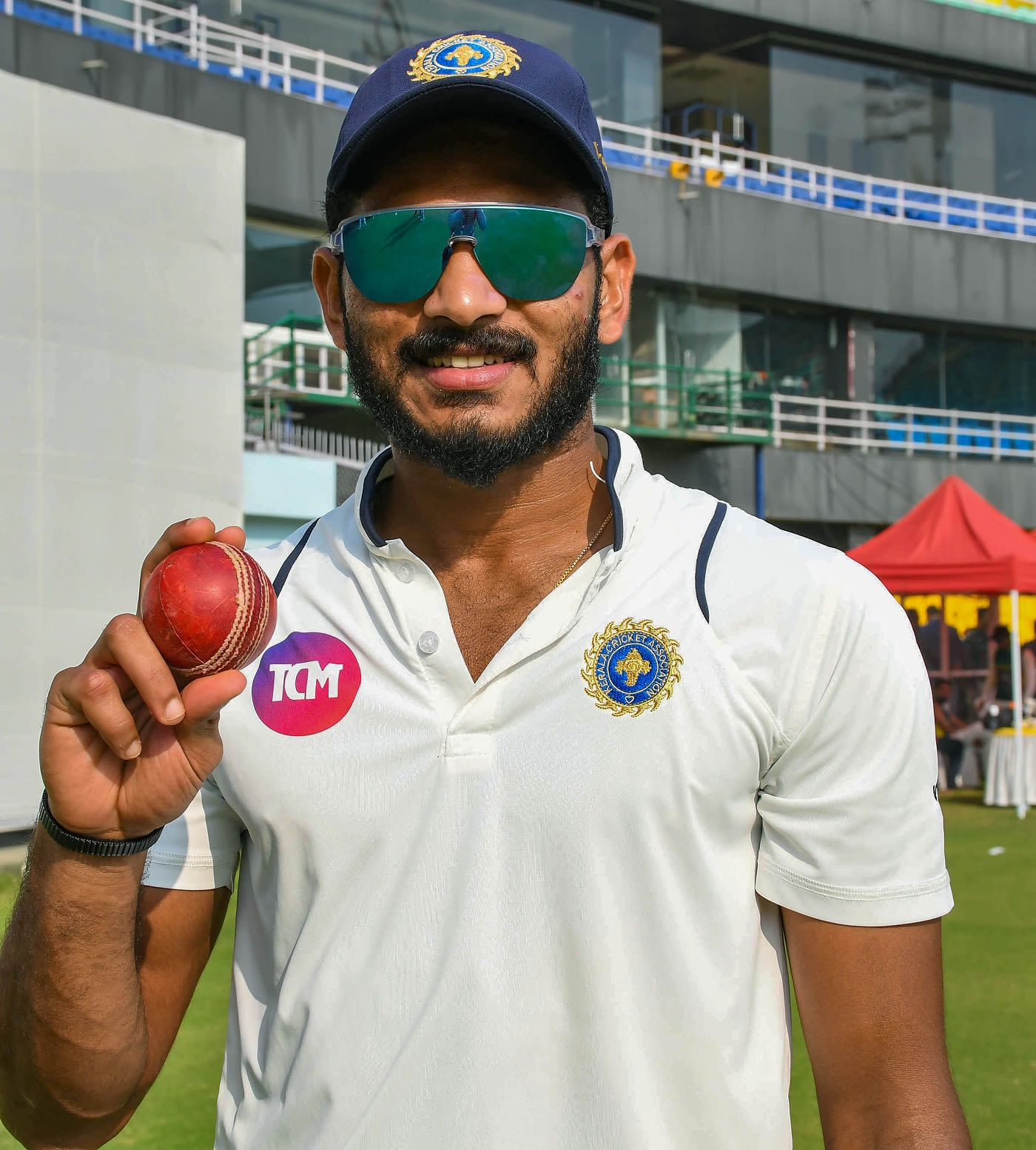 Basil Thampi picked up five wickets in Assam's first innings ...