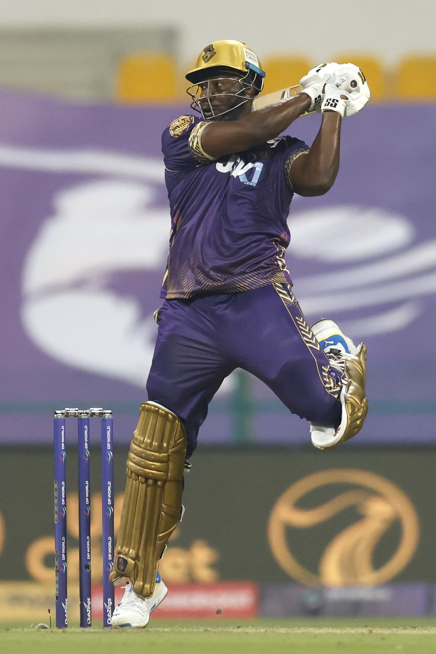 Andre Russell was the lone bright spark for Abu Dhabi Knight Riders ...