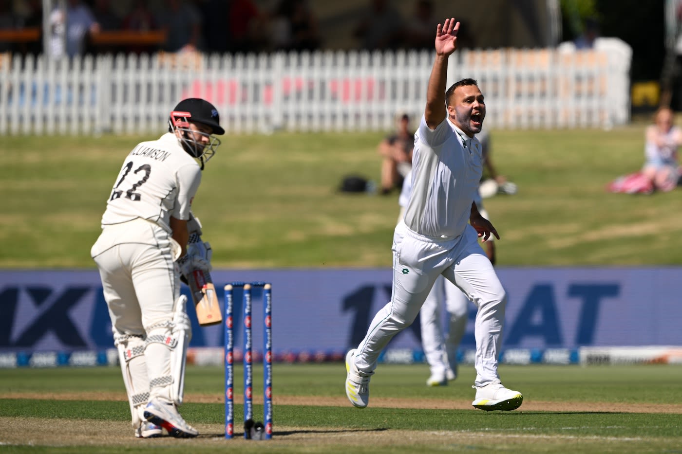 Dane Paterson drew Kane Williamson's edge early but it didn't carry ...