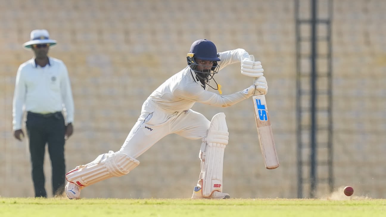 Indrajith rides the highs and lows to lead Tamil Nadu's Ranji Trophy ...