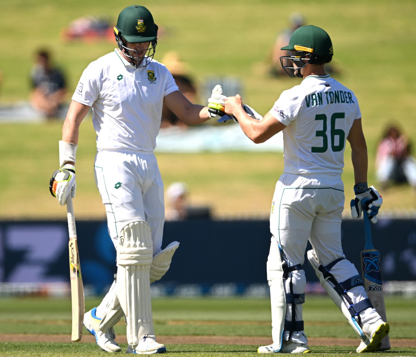 Neil Brand and Raynard van Tonder put on 36 off 67 balls for the second ...