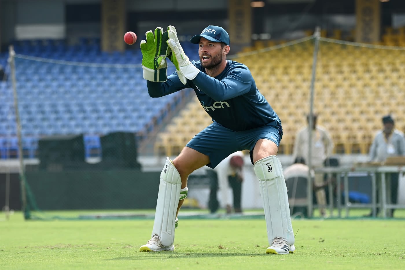 Ben Foakes was busy with training drills in Rajkot | ESPNcricinfo.com
