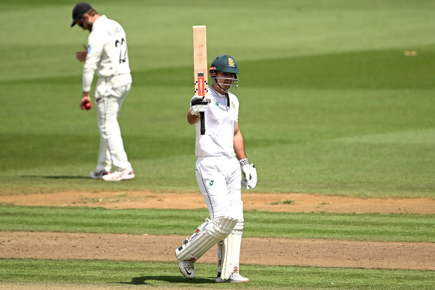 David Bedingham celebrates his fifty | ESPNcricinfo.com