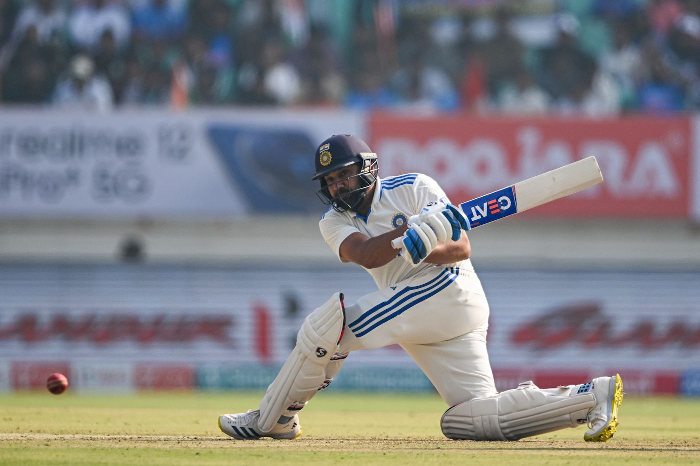 Rohit Sharma plays the slow sweep | ESPNcricinfo.com