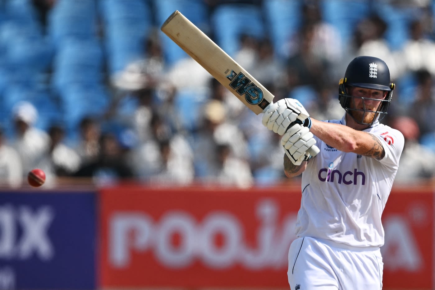 Ben Stokes led England towards 300 in the opening session ...