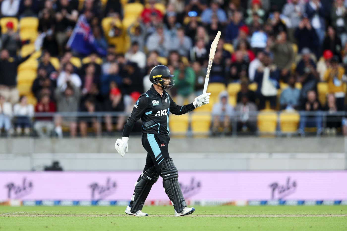 Devon Conway celebrates his half-century | ESPNcricinfo.com