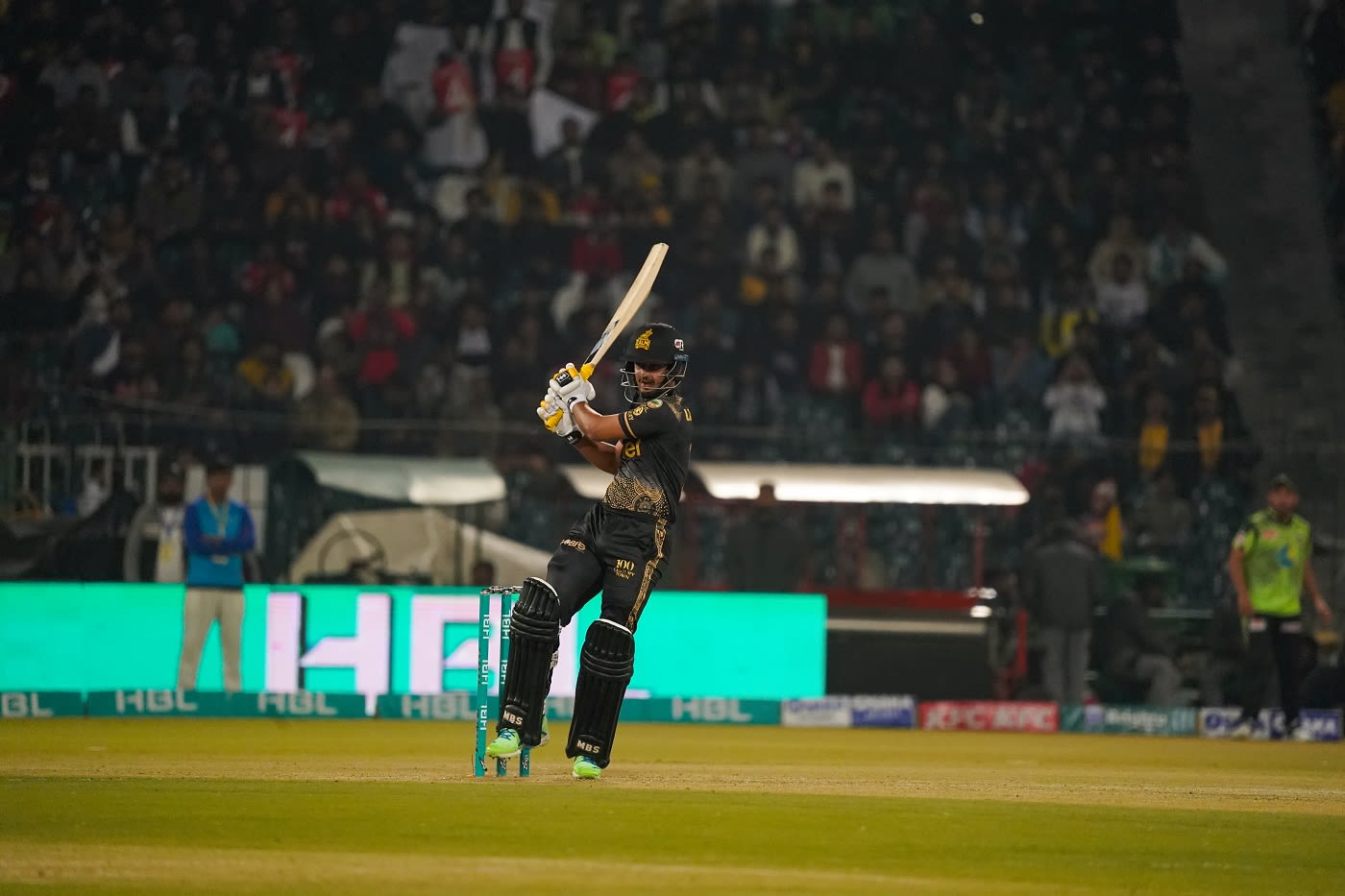 Saim Ayub raced to his first fifty of the season off 36 balls ...