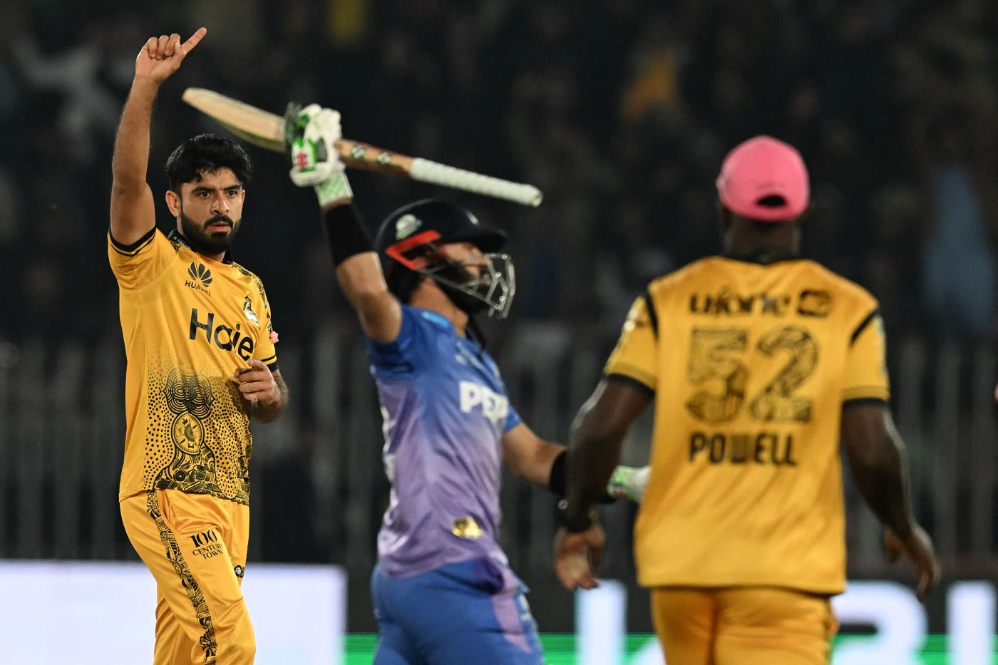 Aamer Jamal celebrates the wicket of Mohammad Rizwan | ESPNcricinfo.com