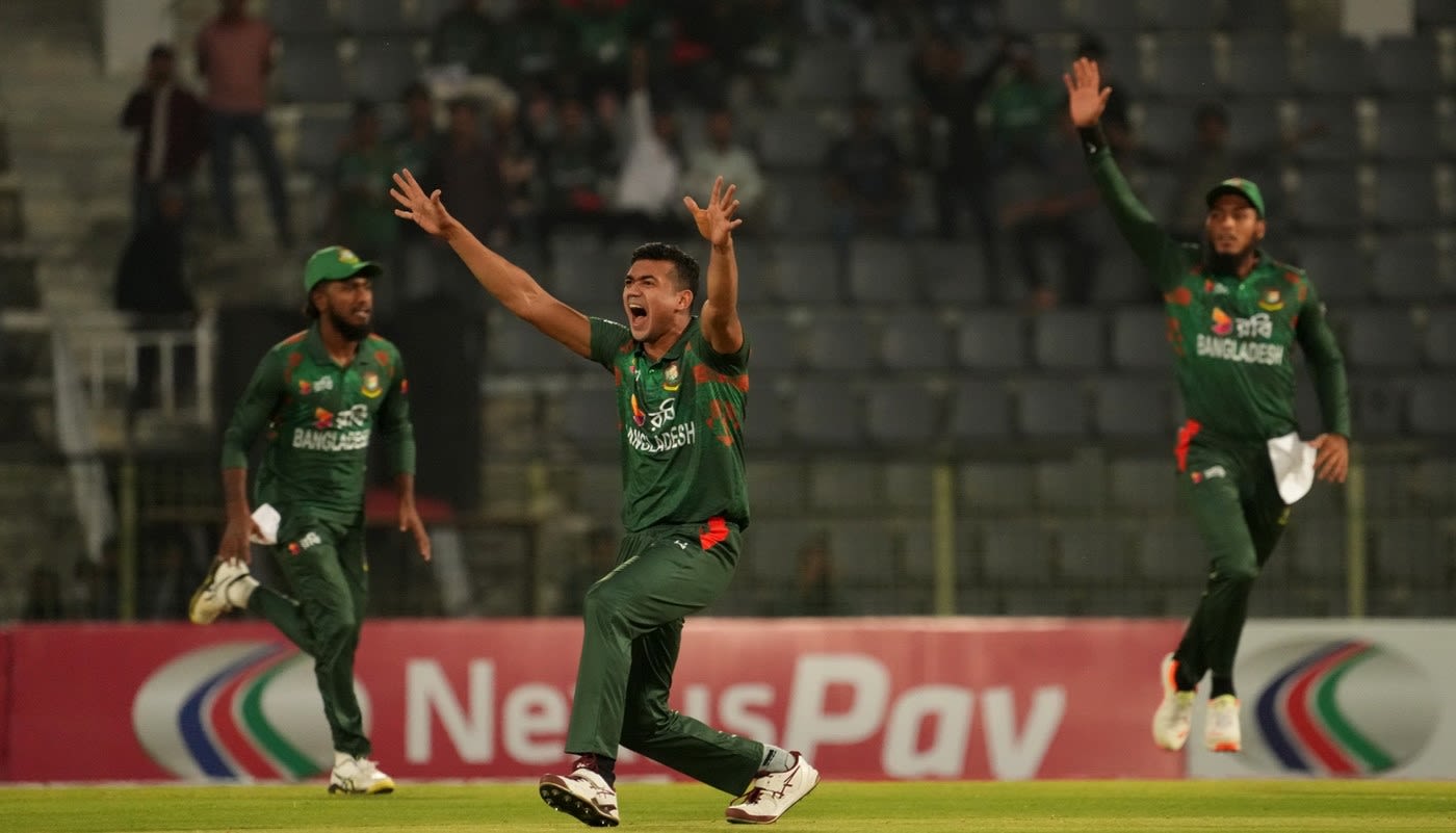 Taskin Ahmed appeals for a wicket | ESPNcricinfo.com