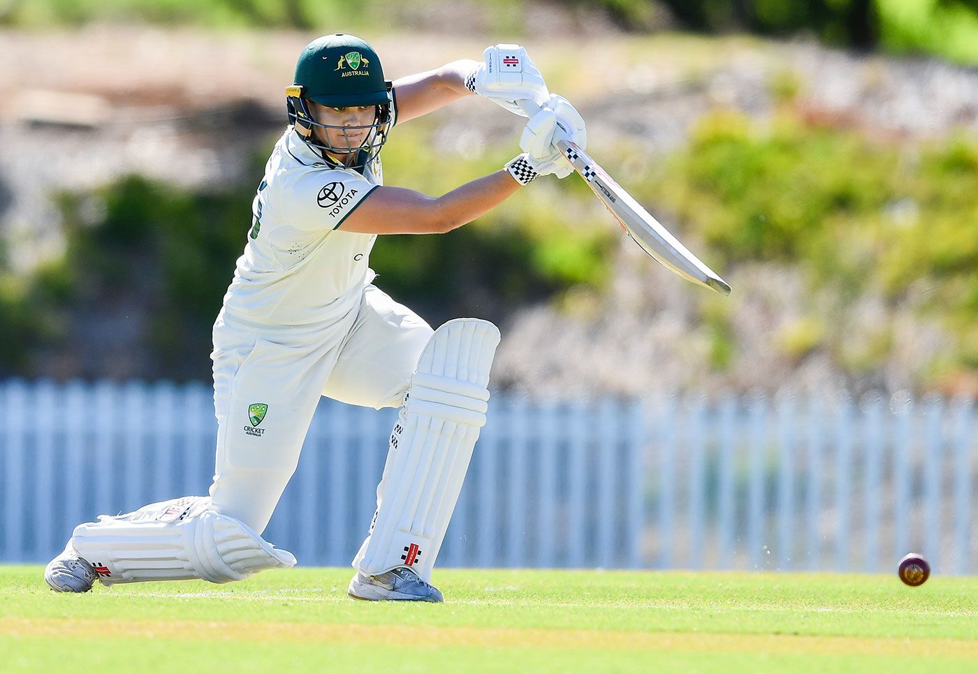 Georgia Voll scored a double century and a fifty in the three-day game ...