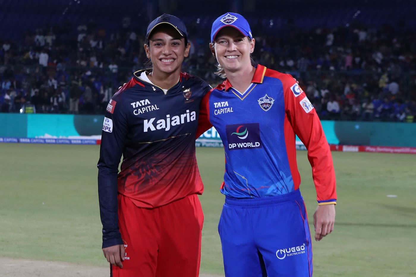 Delhi Capitals captain Meg Lanning won the toss and elected to bat ...
