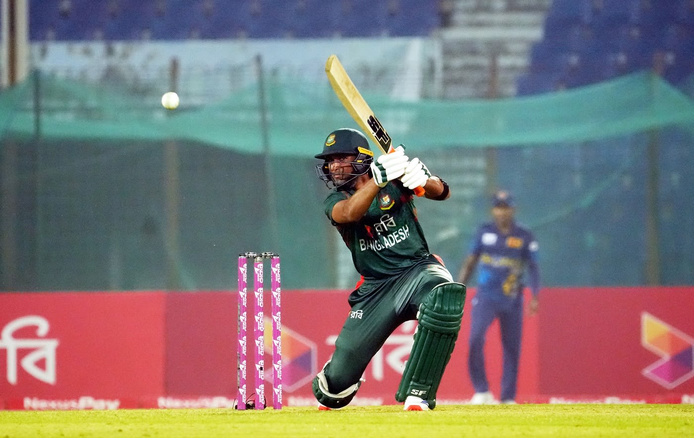 Mahmudullah struck a run-a-ball 37 before falling to a Lahiru Kumara ...