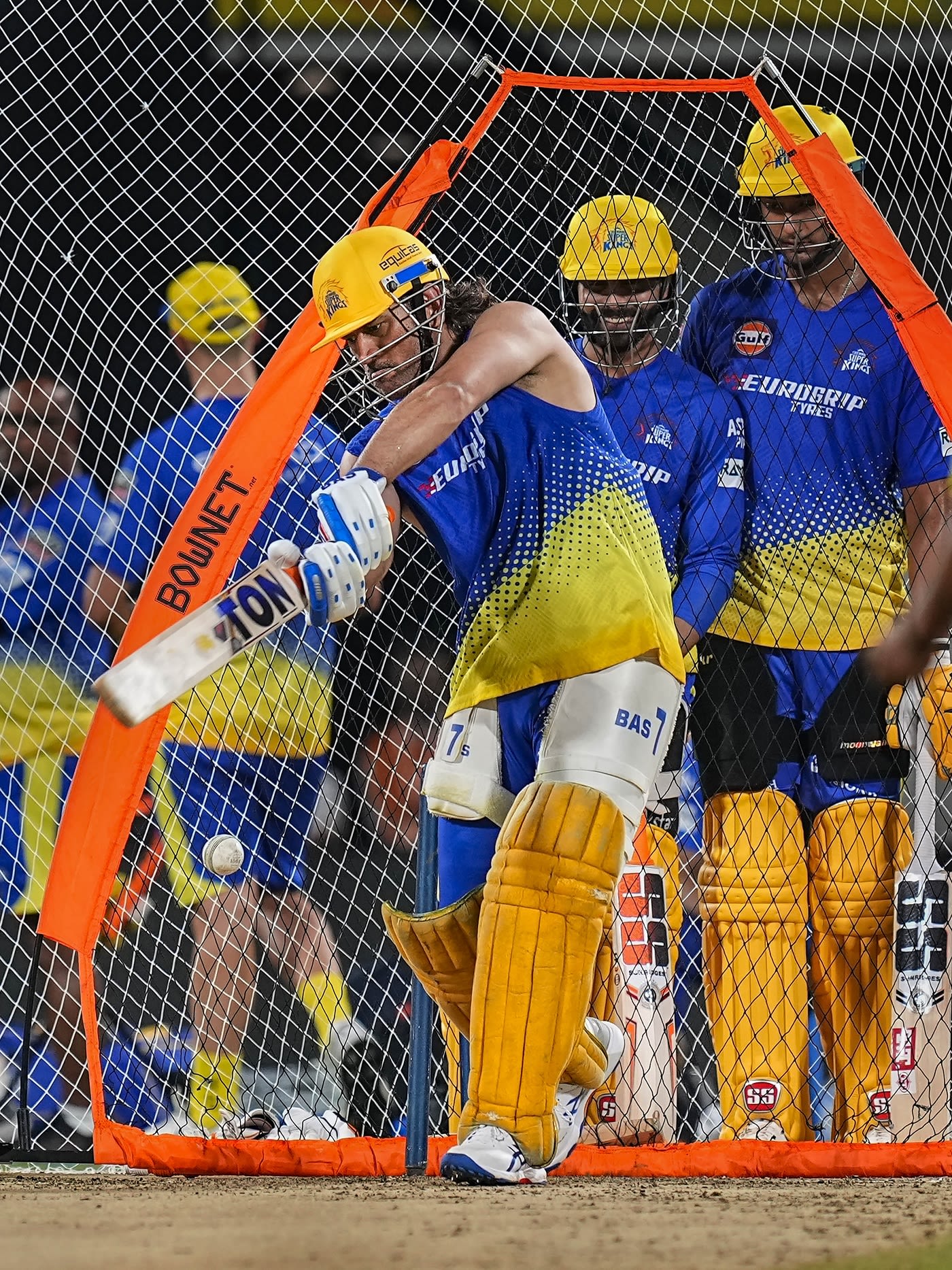MS Dhoni hits out at the CSK nets | ESPNcricinfo.com