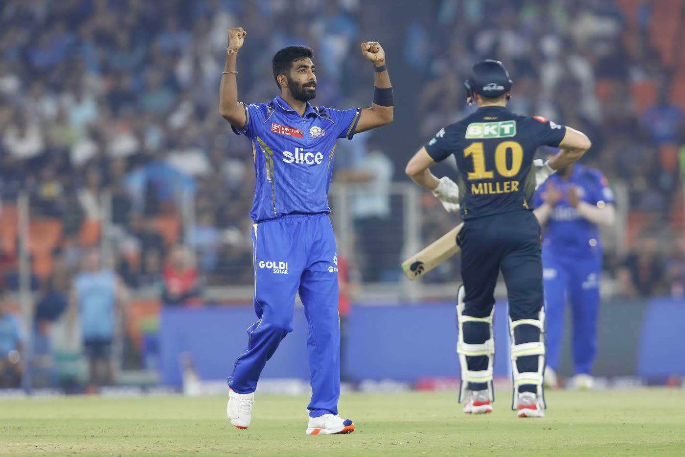 Jasprit Bumrah's double-wicket 17th over put the brakes on Gujarat ...