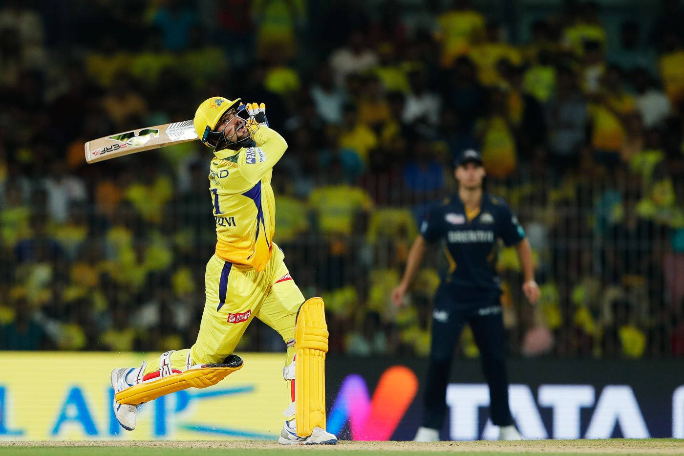 Sameer Rizvi deposited Rashid Khan in the stands first ball on IPL ...