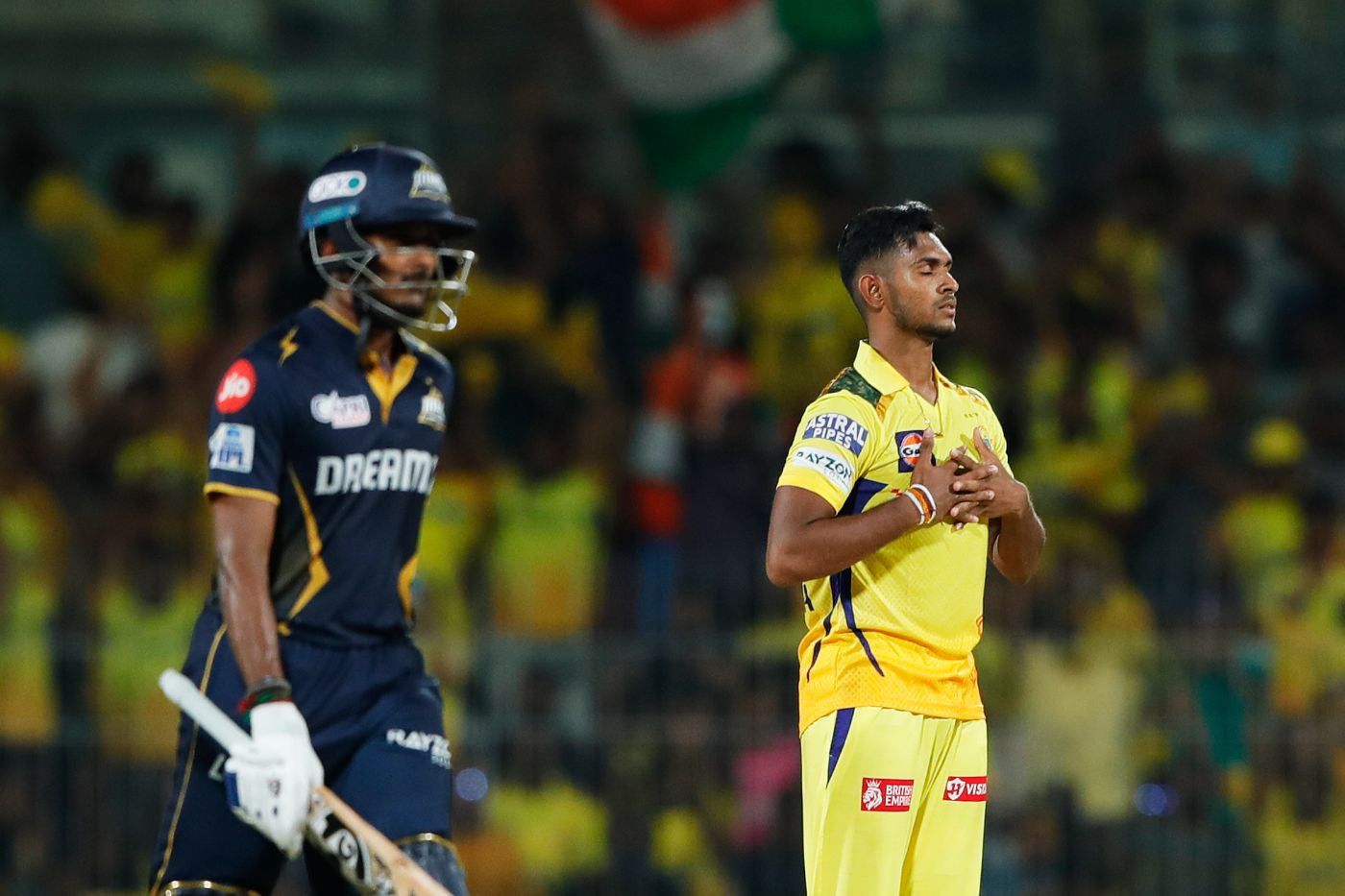 Matheesha Pathirana soaks in the moment after dismissing Sai Sudharsan ...