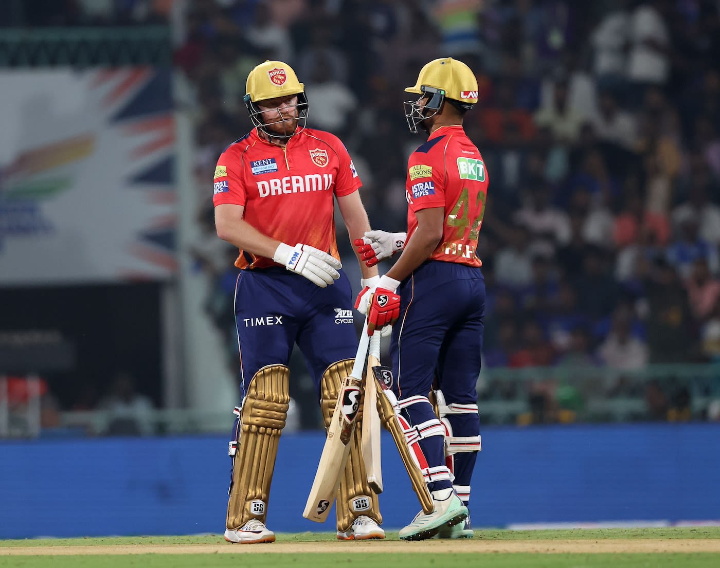 Jonny Bairstow and Shikhar Dhawan gave Punjab a strong start ... Jonny Bairstow and Shikhar Dhawan gave Punjab a strong start ...