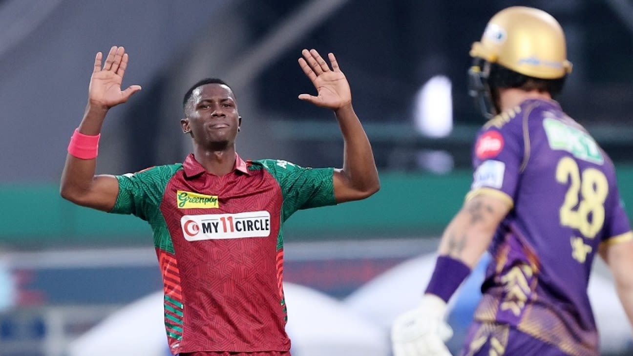IPL brings high-flying Shamar Joseph back to Earth vs KKR | ESPNcricinfo