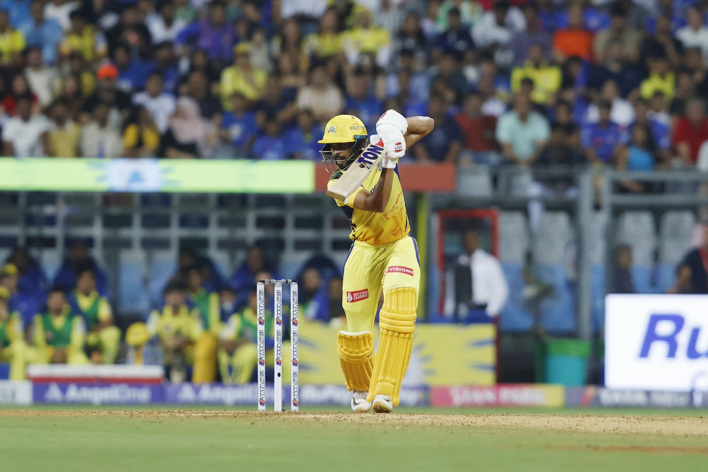 Ruturaj Gaikwad drives | ESPNcricinfo.com