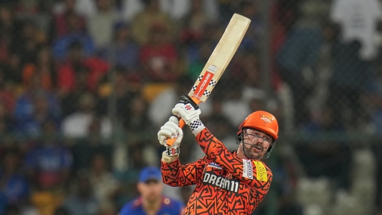 IPL 2024 - RCB vs SRH - Shock and awe all around at Travis Head's hair ...
