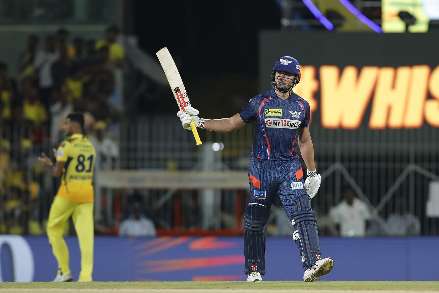Marcus Stoinis celebrates his century | ESPNcricinfo.com