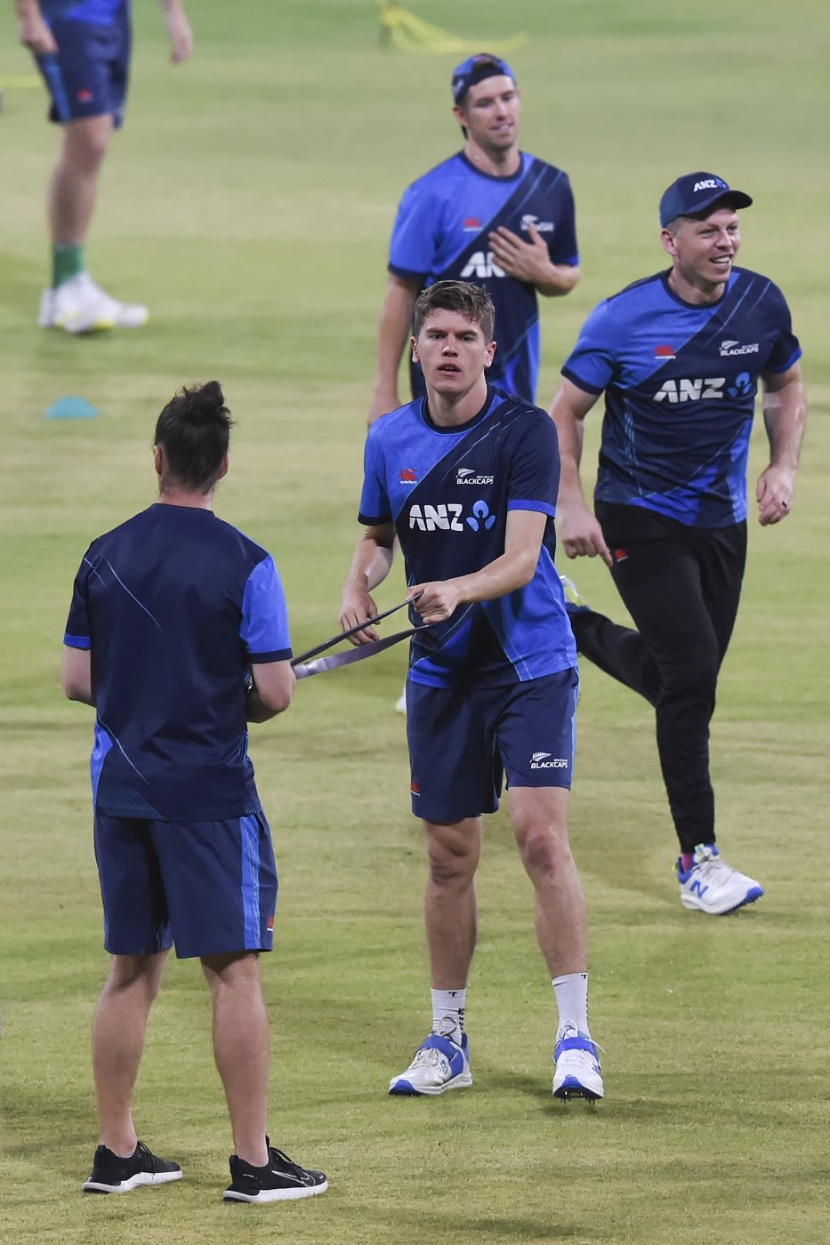 Ben Sears at a New Zealand training session | ESPNcricinfo.com