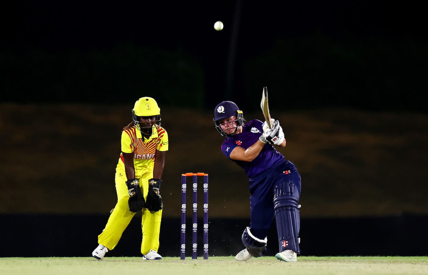 Ailsa Lister's unbeaten knock gave Scotland a strong score ...