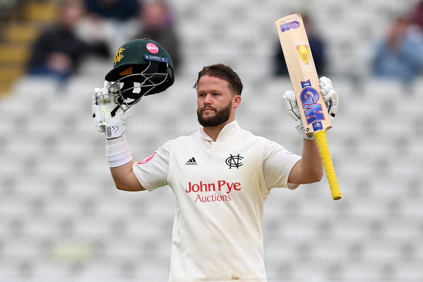 Ben Duckett reaches his century for Nottinghamshire | ESPNcricinfo.com