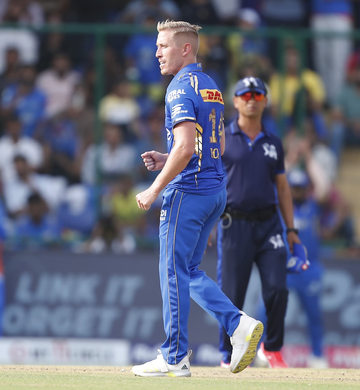 Luke Wood, playing his second game of the season, returned 1 for 68 ...