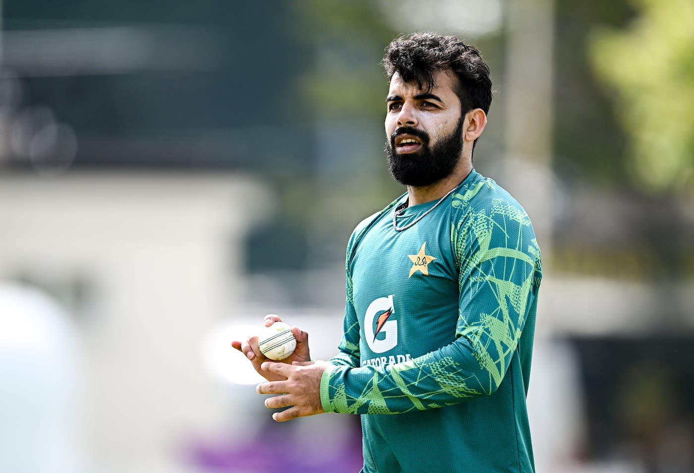 Shadab Khan at a net session | ESPNcricinfo.com