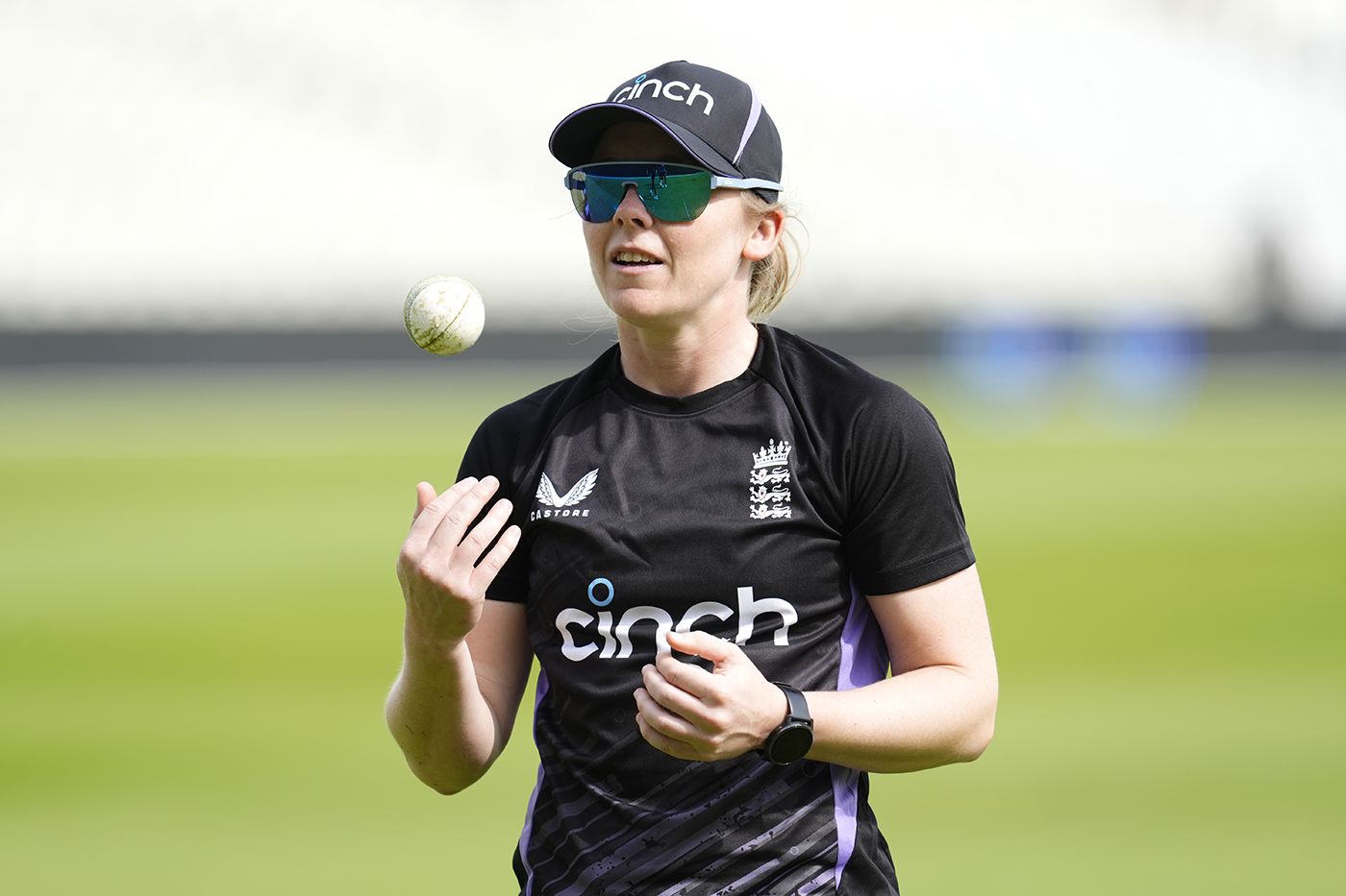 Heather Knight during a practice session at Edgbaston | ESPNcricinfo.com