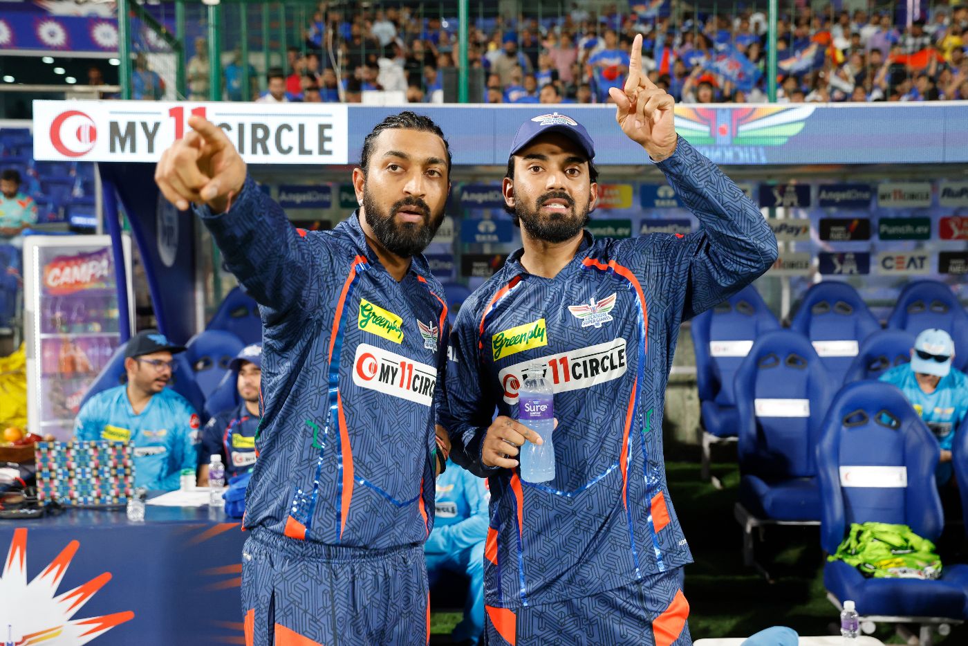 Krunal Pandya and KL Rahul talk tactics ahead of LSG's must-win game ...