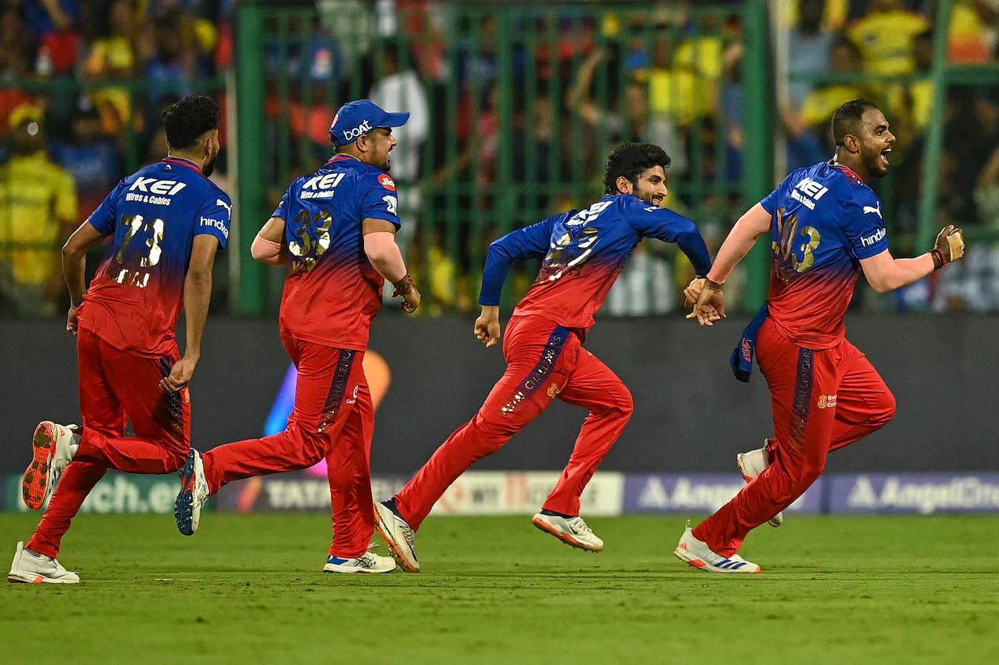 Job done, the RCB boys can finally celebrate | ESPNcricinfo.com