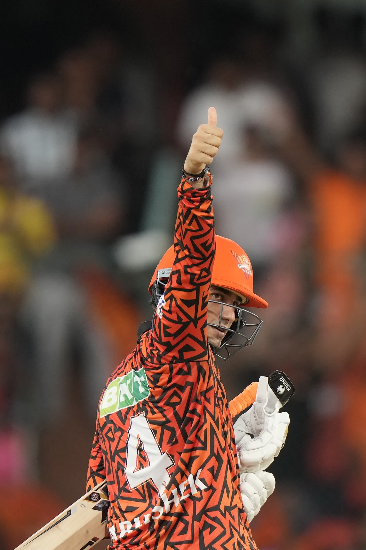 Abhishek Sharma brought up a 21-ball fifty, his slowest of the season ...