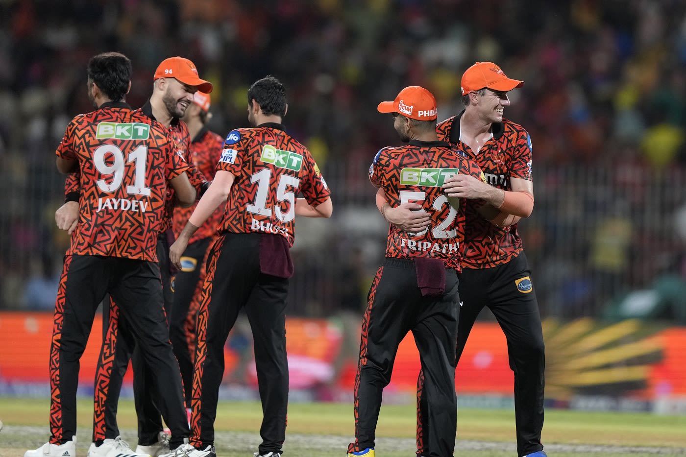 SRH celebrate reaching their third final | ESPNcricinfo.com