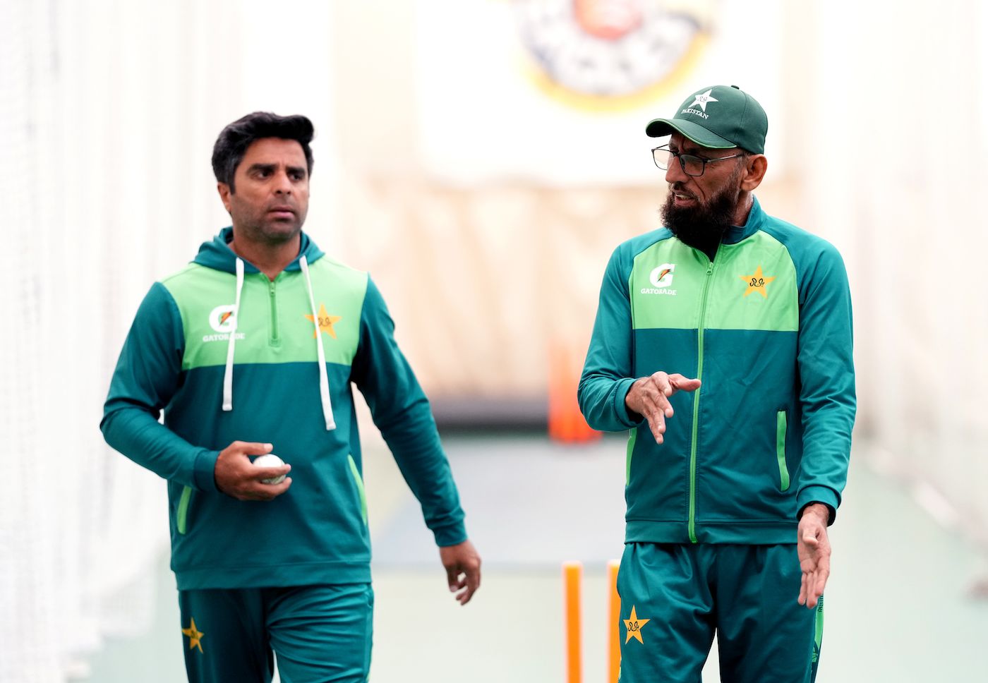 Taufeeq Umar and Mohtashim Rasheed, the batting coach and head coach of ...