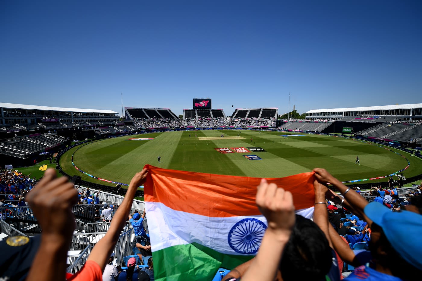 India fans at the new cricket stadium in New York | ESPNcricinfo.com