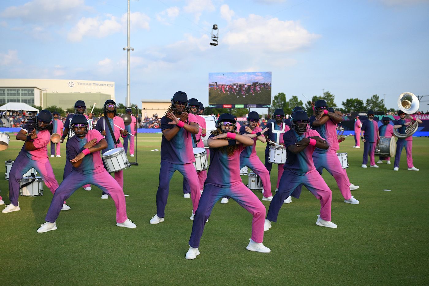 Performers get funky during the opening ceremony of the T20 World Cup ...